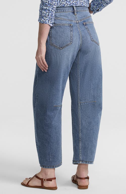 LANDS' END LANDS' END Soft Denim Relaxed Barrel Leg Ankle Jeans